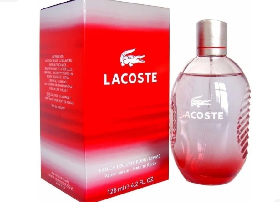 Perfume Lacoste Red De Lacoste Para Hombre 125 Ml - Luegopago